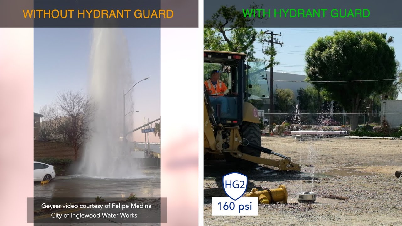 With Hydrant Guard vs Without Hydrant Guard - YouTube