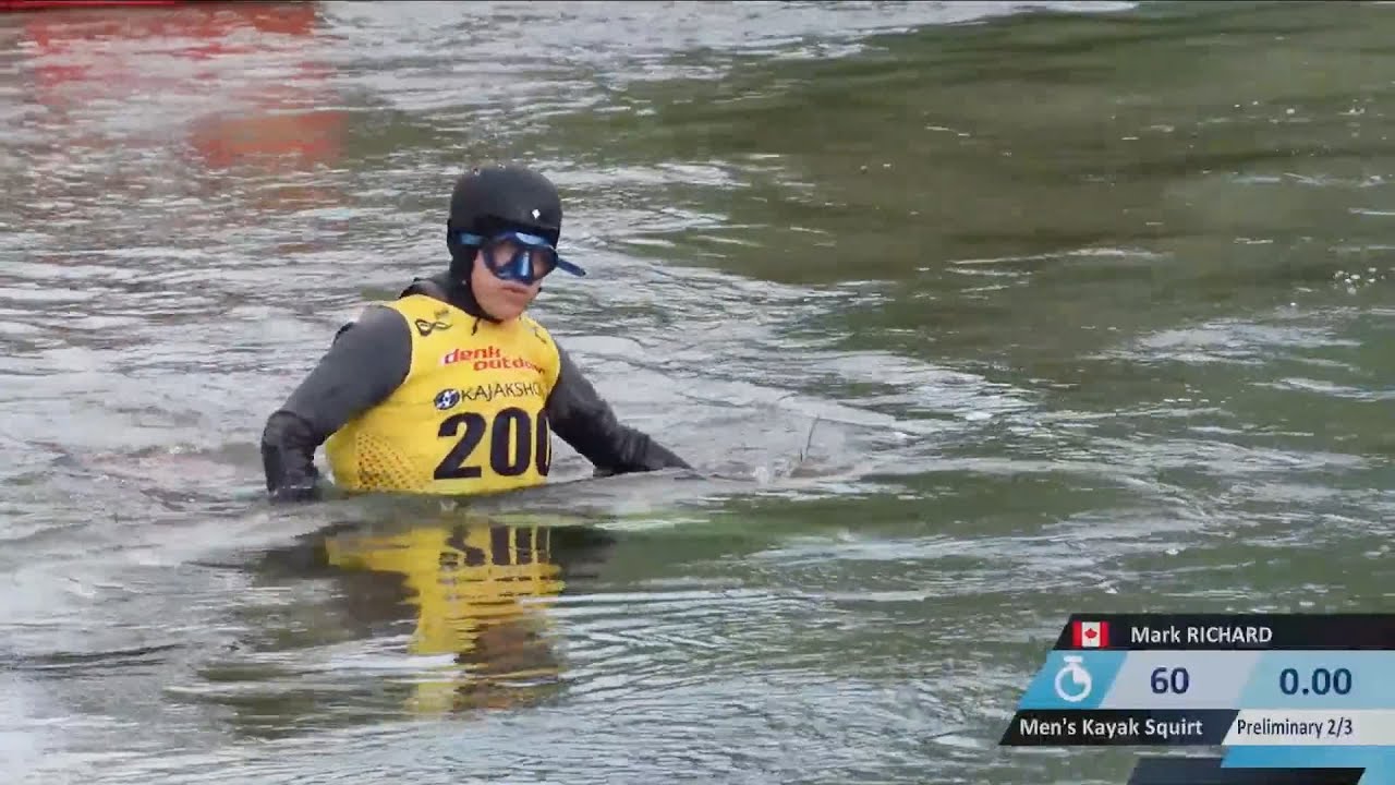 Mark Richard CAN Men's Kayak Squirt Prelim 2 / 2025 ICF Canoe-Kayak ...
