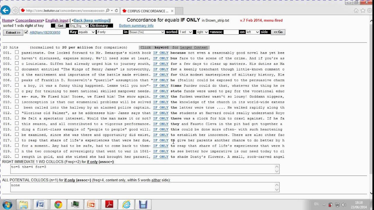 How to use a concordancer - YouTube