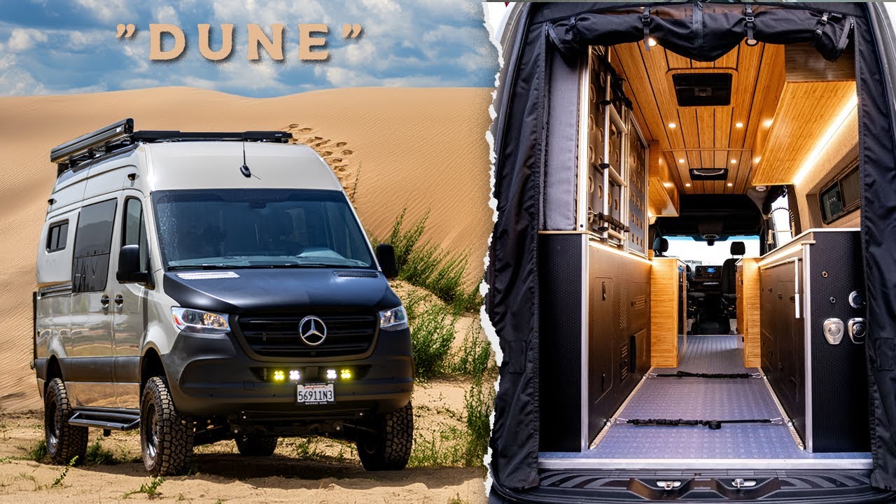 Ultimate AWD Sprinter Adventure Van with a Murphy Bed! - YouTube