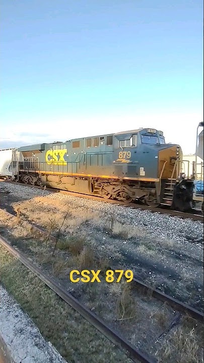 Distributed Power Unit CSX 879 #train #csx #railway - YouTube