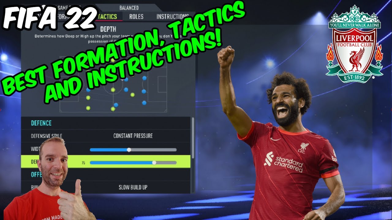 FIFA 22 - BEST LIVERPOOL Formation, Tactics and Instructions - YouTube