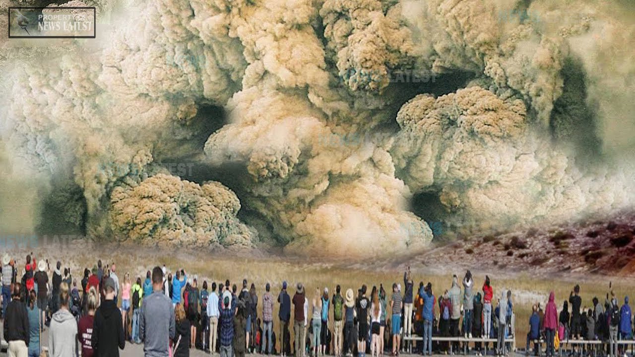 Horrible Today: Yellowstone Volcano Erupts with Deadly Force, Impact ...