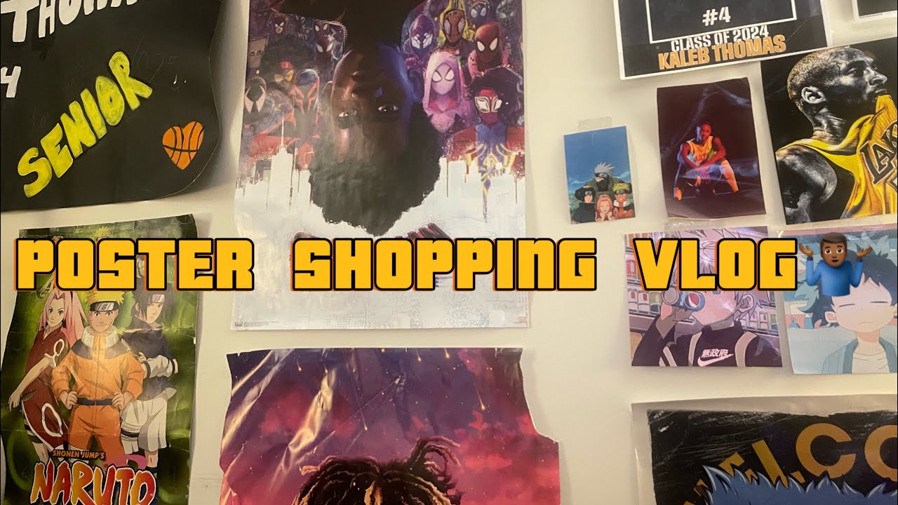 Adding More Posters To My Wall/ Mini-Vlog - YouTube