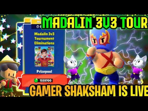 Madalin 3v3 Tournament Live|Stumble Guys Live - YouTube