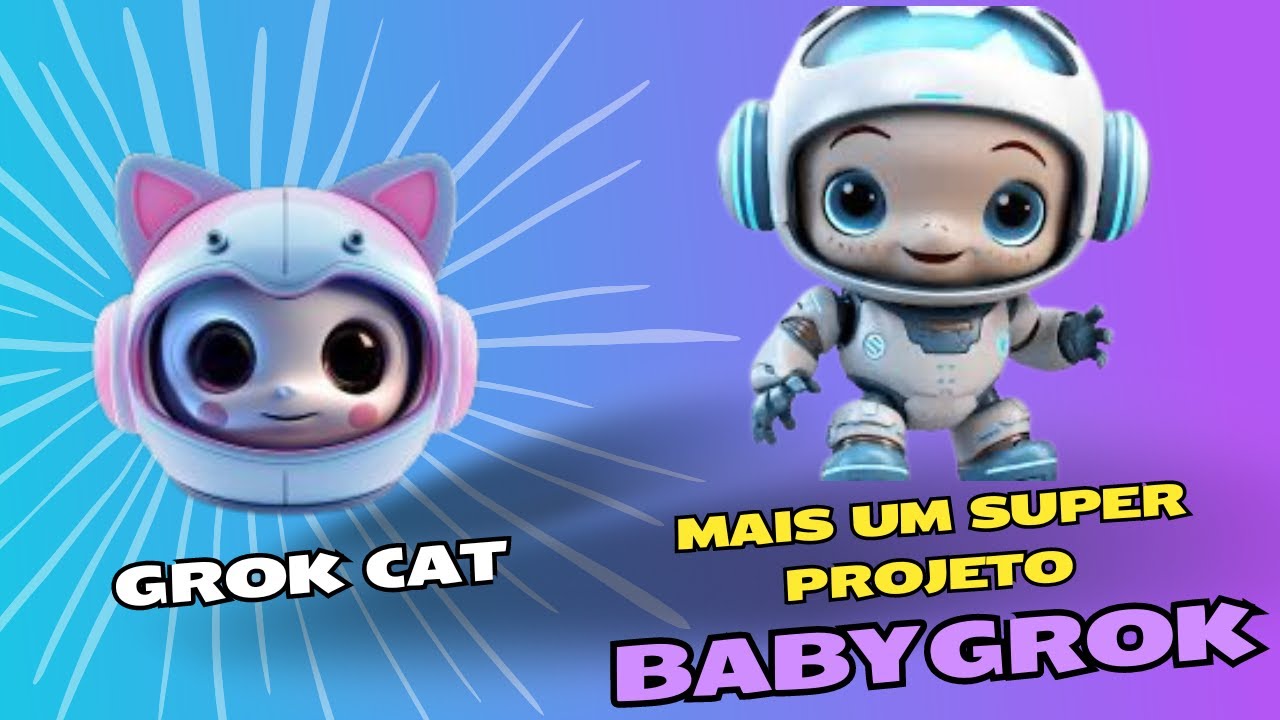 Grok Cat - Mais um sucesso da Baby Grok, inspirado em Elon Musk! - YouTube