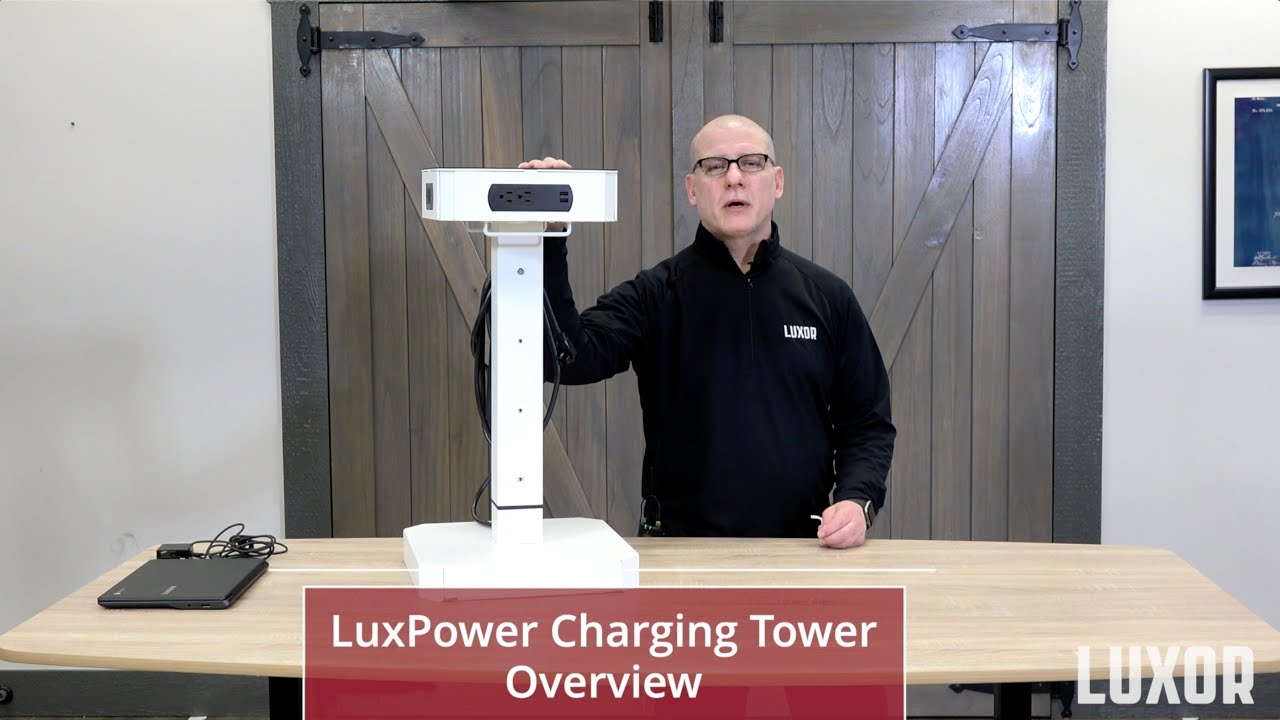 LuxPower Mobile AC and USB Charging Tower - Product Setup and Overview ...