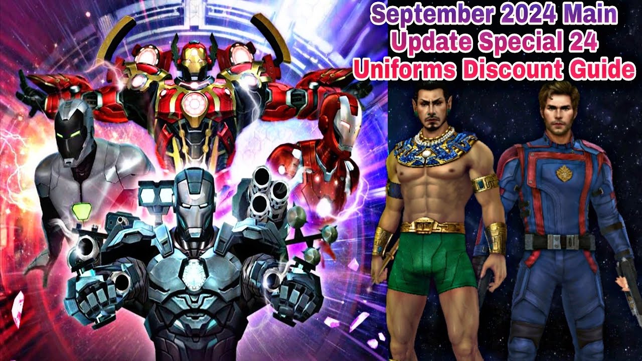 September 2024 Main Update Special 24 Uniforms Discount Guide - Marvel ...