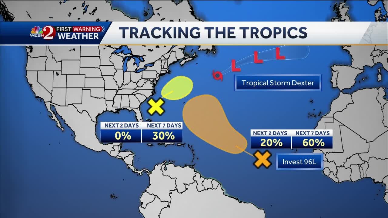 Storm Dexter set to become extratropical soon; NHC monitoring areas of ...