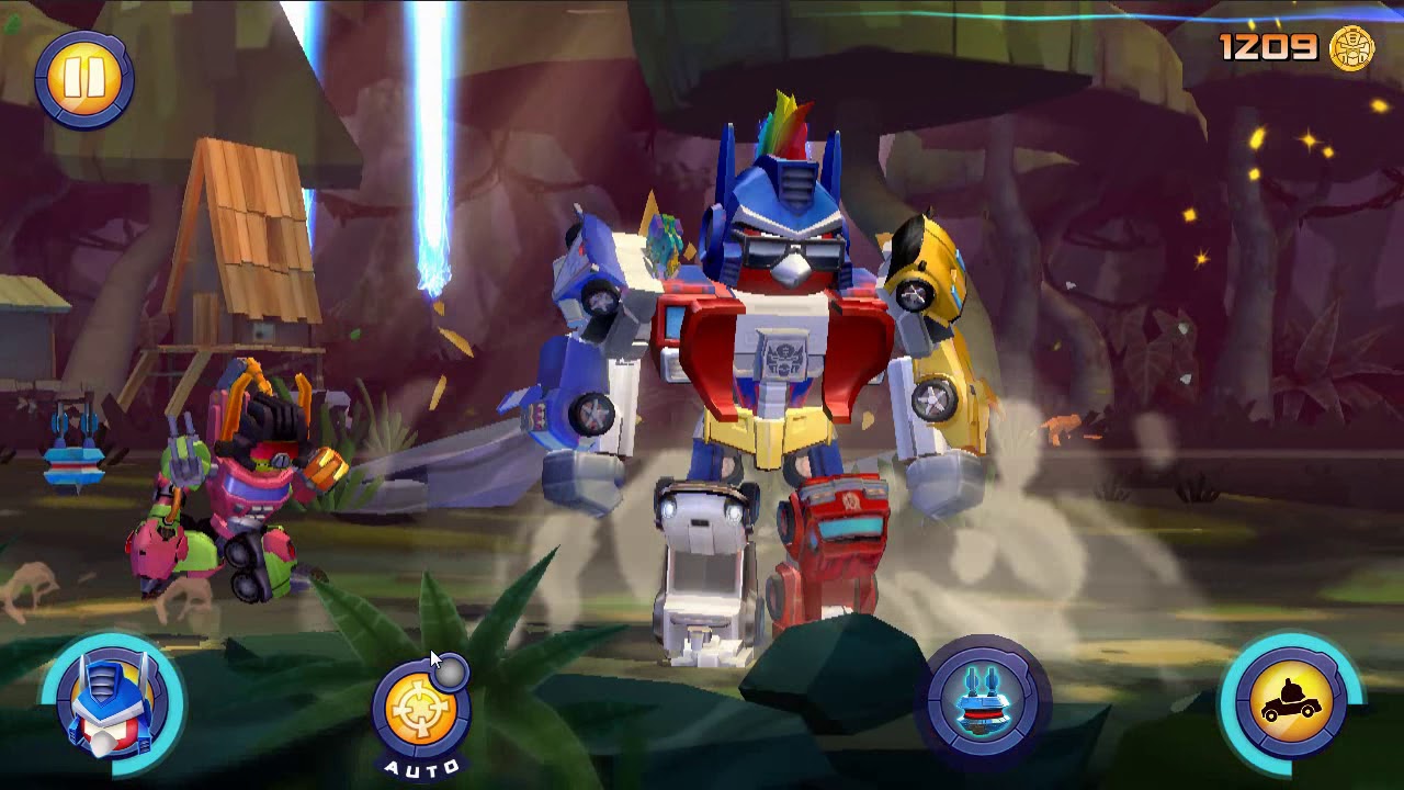 Angry Birds Transformers Red as Optimus Maximus Companion - YouTube