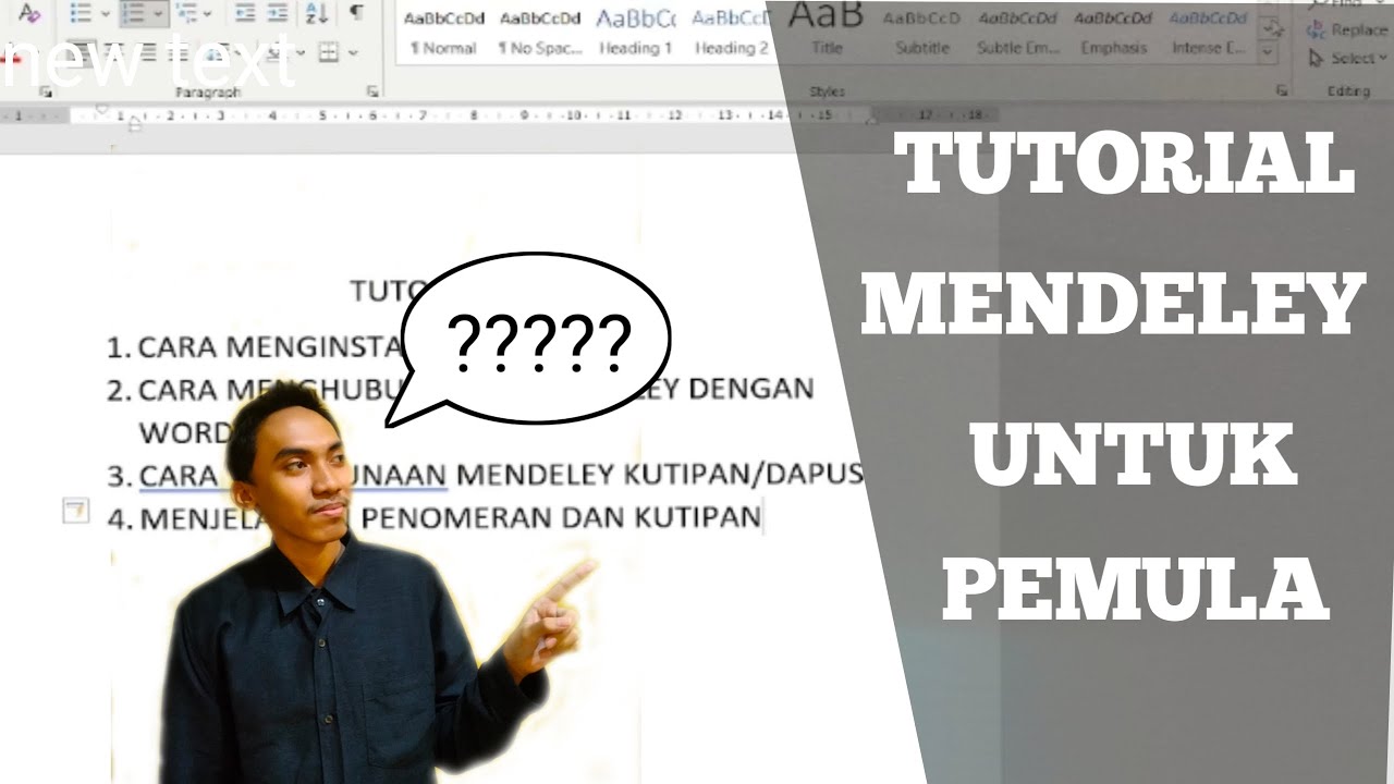 Cara Menginstal & Menggunakan Mendeley , Penjelasan Dapus | Daftar Isi ...