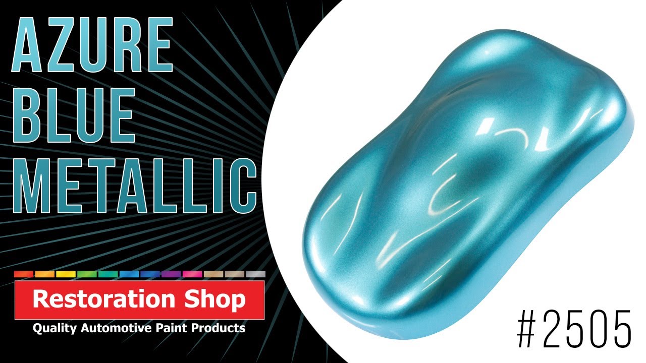 Restoration Shop | #2505 - Azure Blue Metallic - YouTube