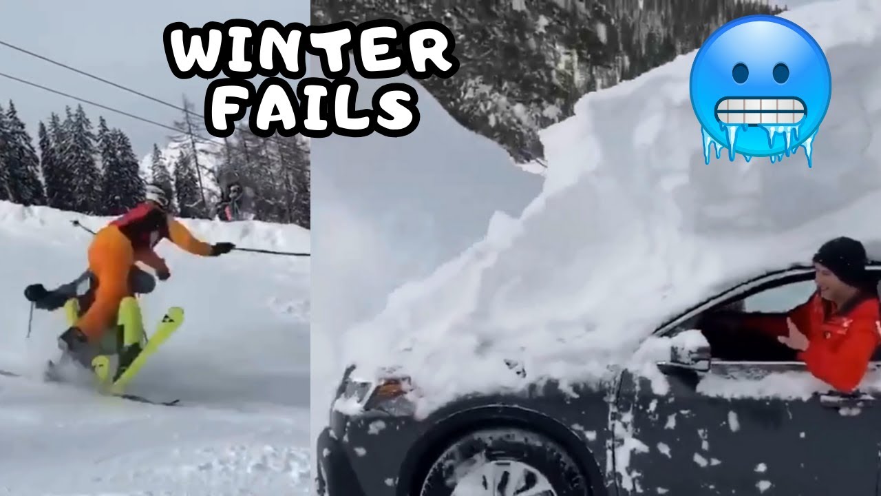 Funny Fails: WINTER FAILS! 🥶 - Epic Fail Moments! 😂 #5 - YouTube