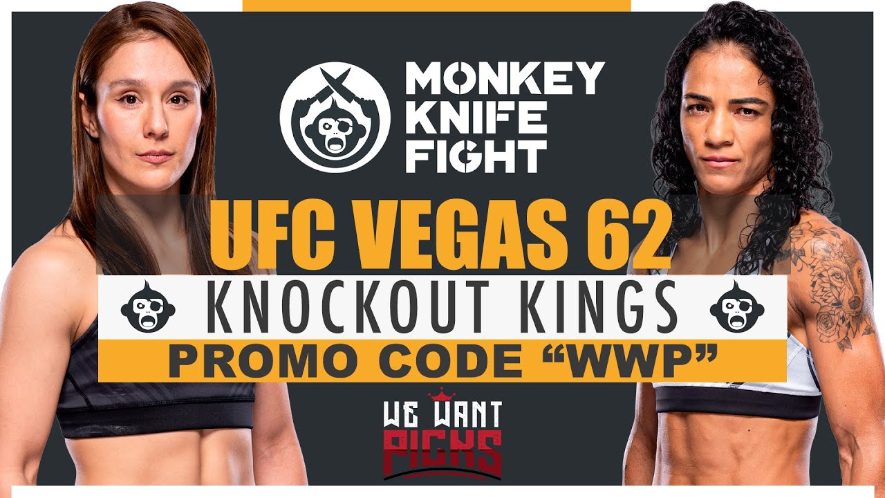 BEST UFC Vegas 62: Grasso vs. Araujo Monkey Knife Fight Knockout Kings ...