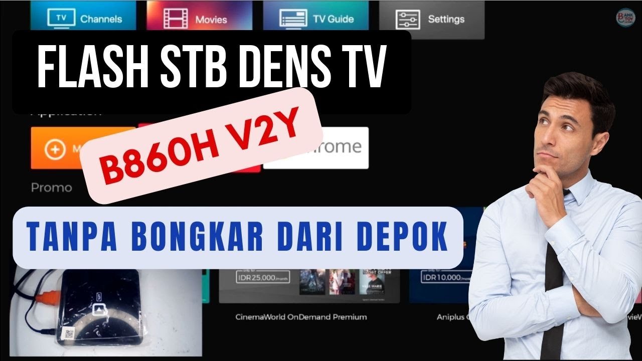 FLASH CFW ROOT B860H V2Y DENSTV PALING MUDAH TANPA BONGKAR DAN USB TTL - YouTube
