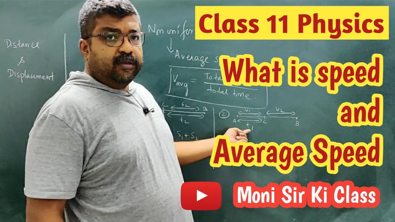 Class 11 Physics | Fundamentals Series | What is speed ? Concept of ...