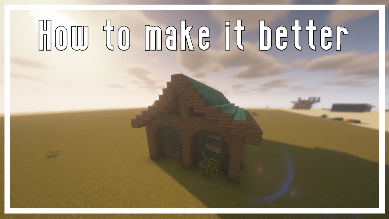 6 Steps to make you're house look better in Minecraft! | Tutorial - YouTube