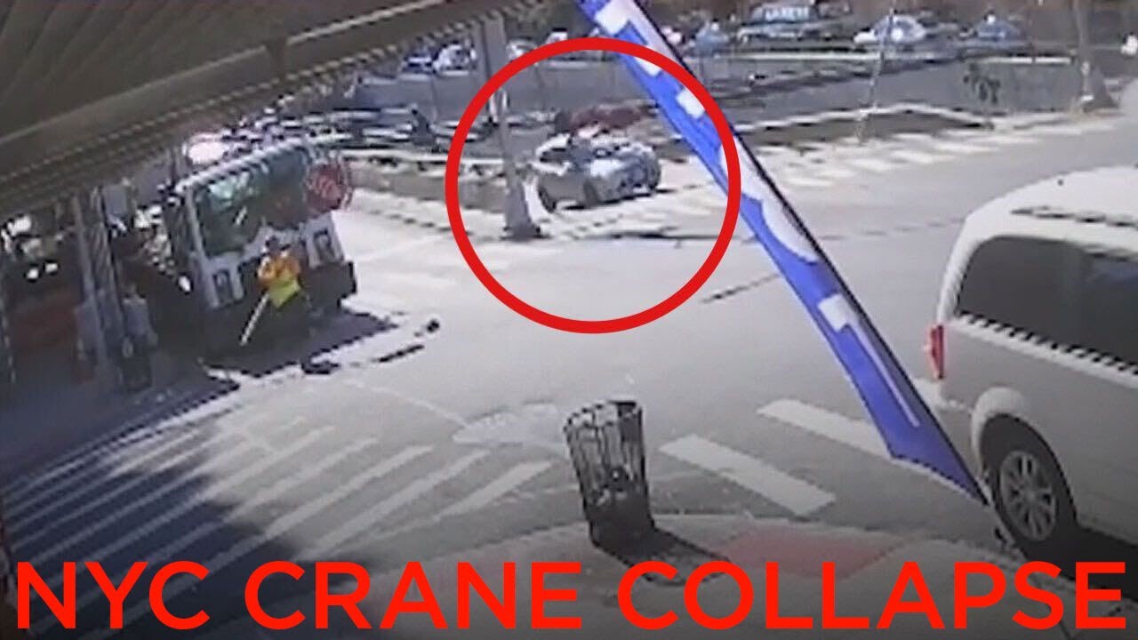 New York crane collapse: Woman miraculously survives crane boom falling ...