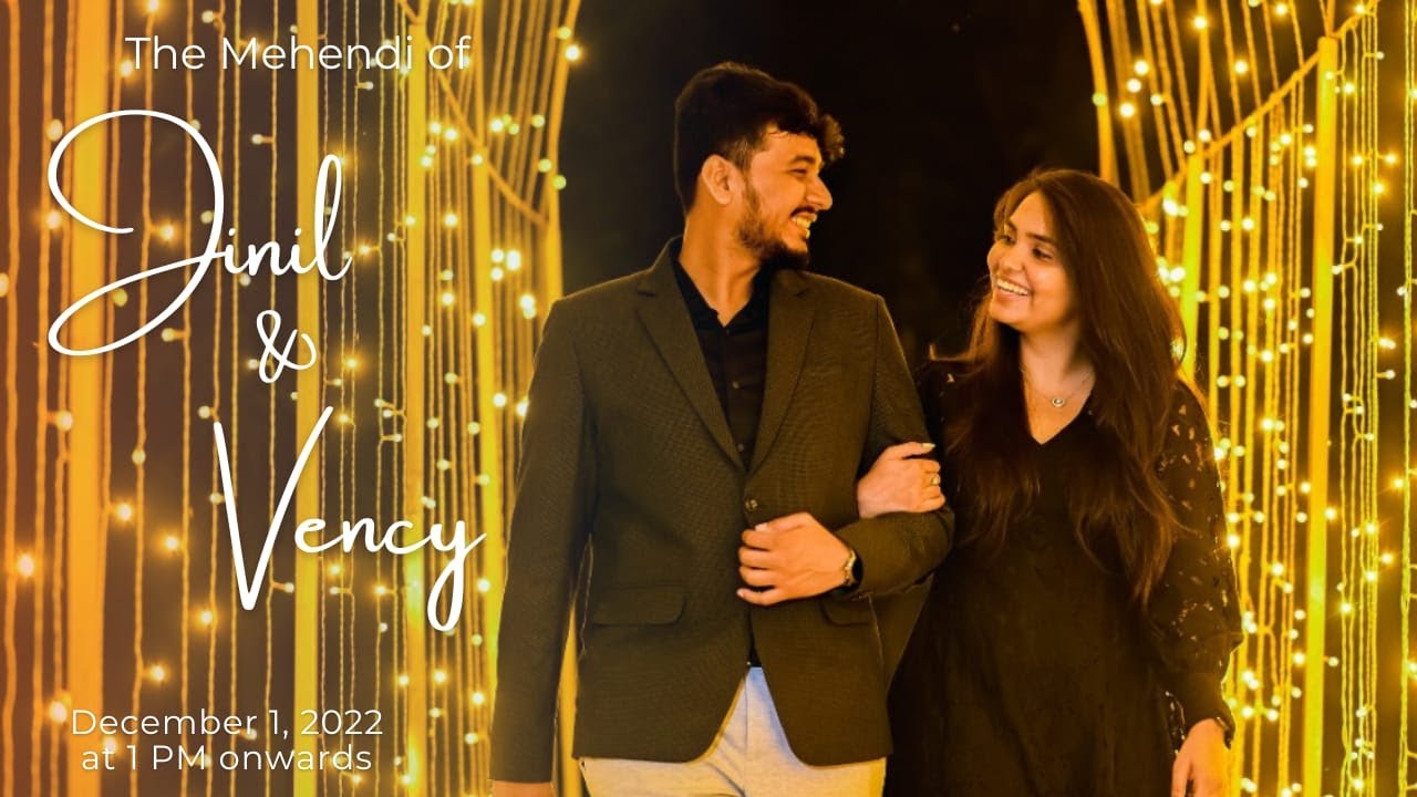 Jinil & Vency Mehendi Ceremony #live #mehendi 🔴 - YouTube