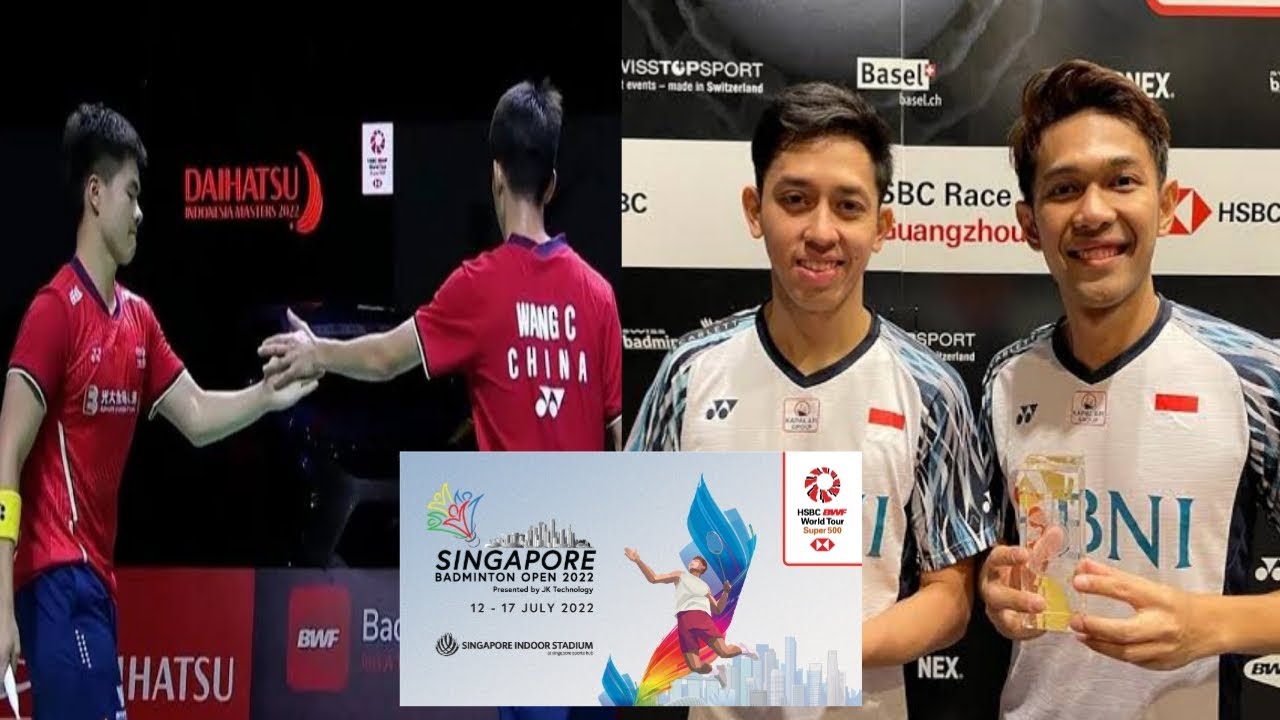 Badminton Singapore Open 2022 | day 3| Fajar/Rian (INA) vs.Ren xiang ...