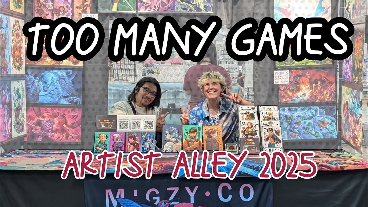 Too Many Games Artist Alley Vlog 2025 | Philadelphia Gaming Convention ...