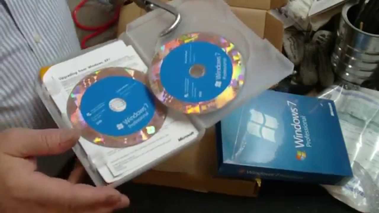 Visual detection of counterfeit Windows software - YouTube