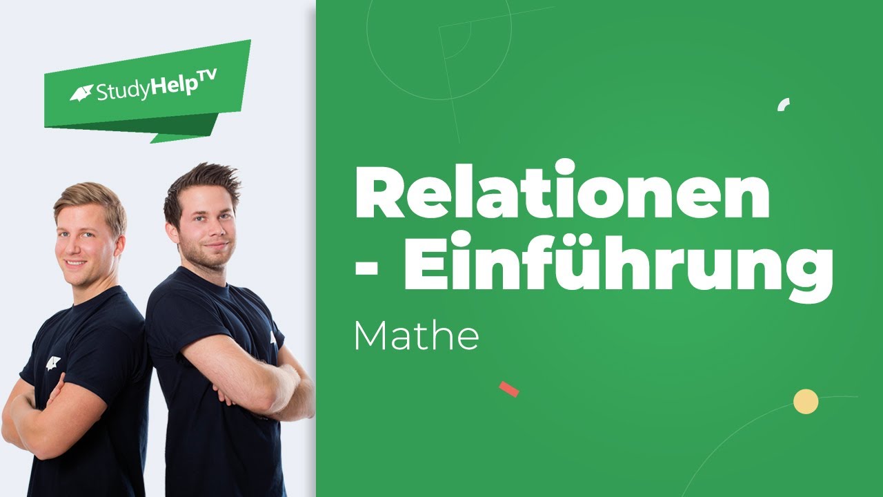 Relationen #1 - Einführung |StudyHelp - YouTube