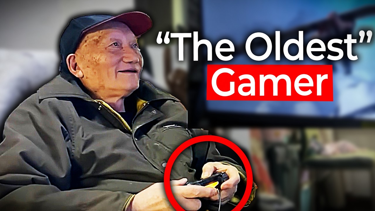 The Oldest Gamer In China - YouTube