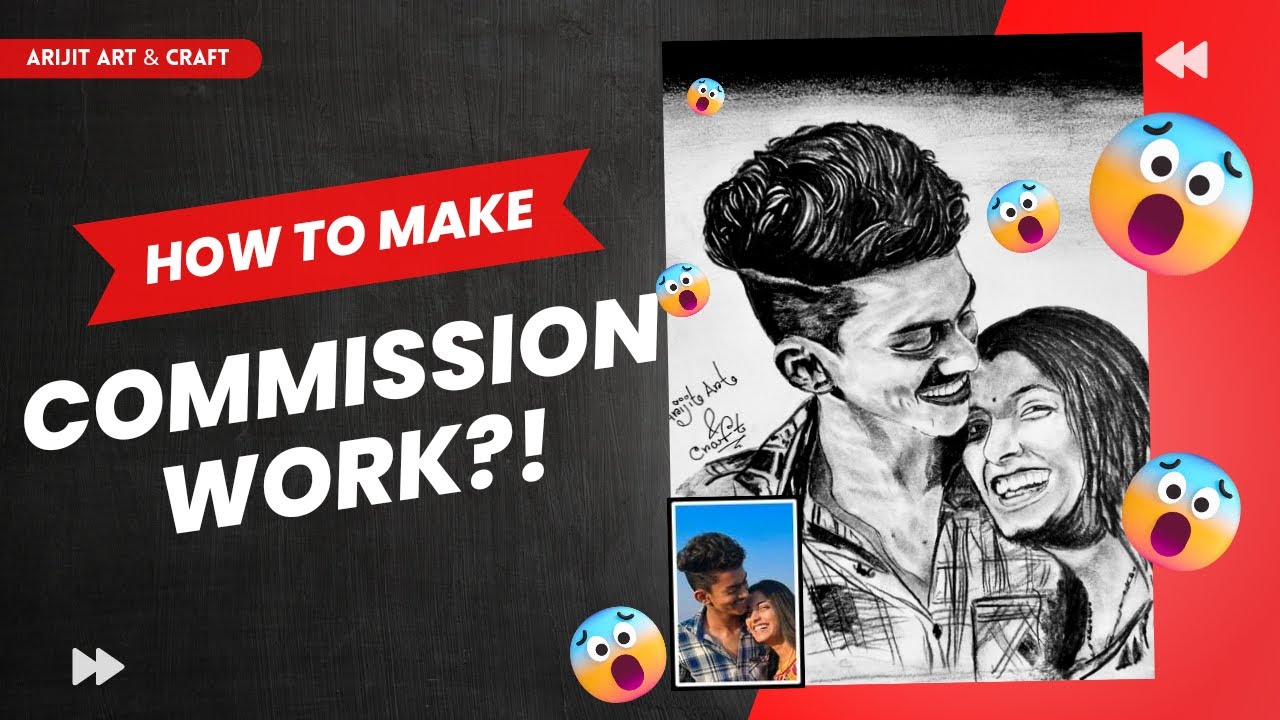 How to make commission artwork - YouTube