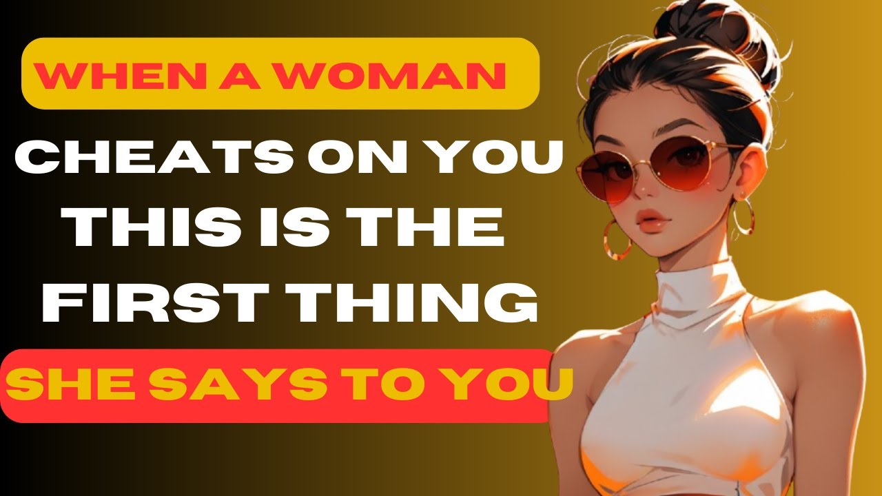 When a woman cheats, this is the first thing she says to you | FEMALE ...