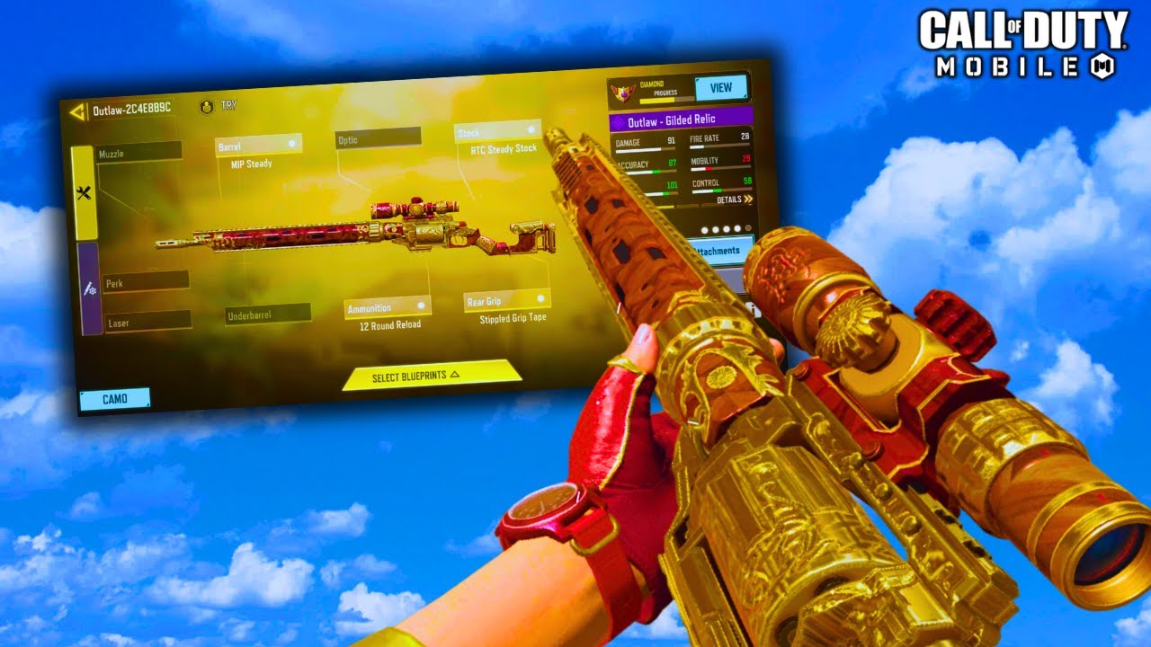 TO UNLOCK the GILDED RELIC OUTLAW in COD Mobile - YouTube