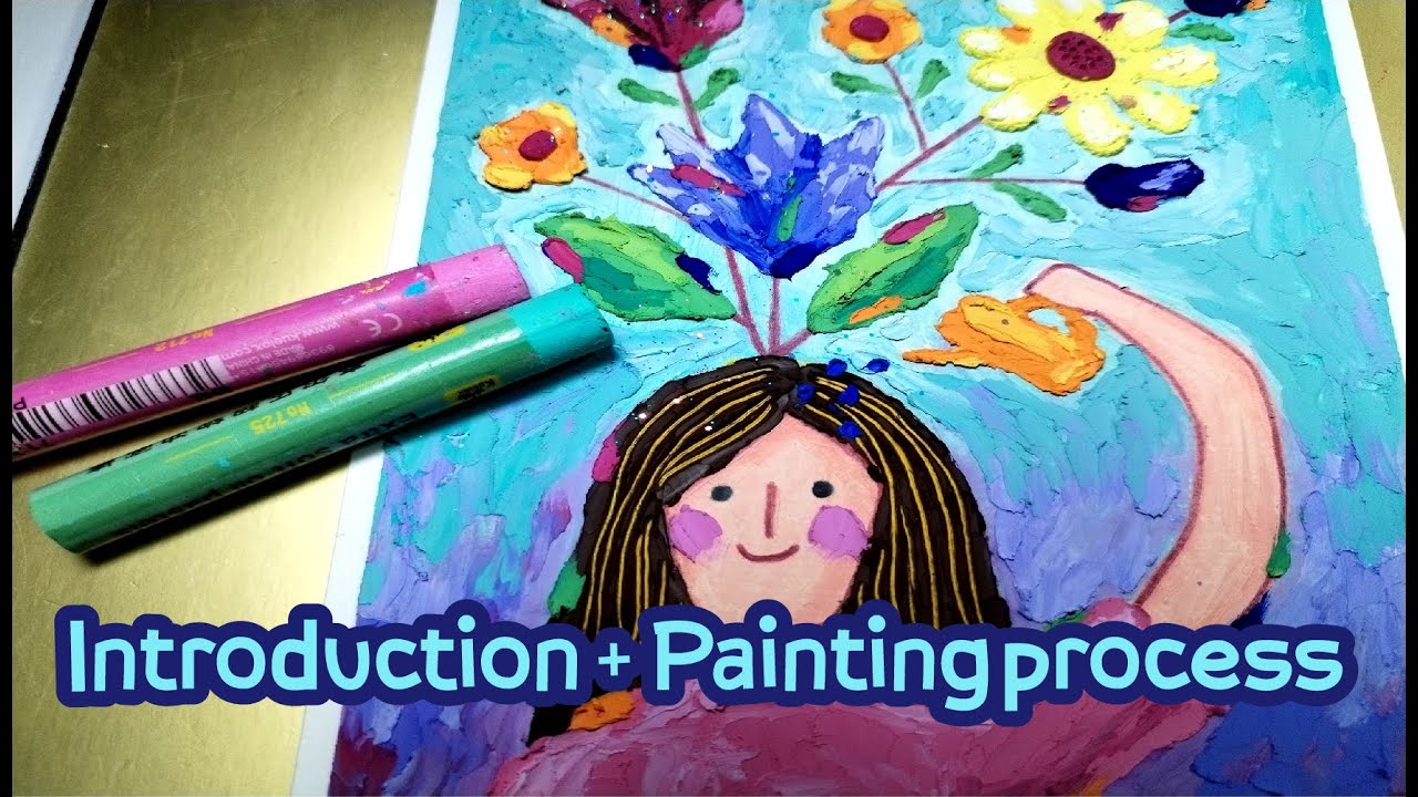 Oil Pastel Drawing for "Refresh Your Goals Day" Introduction + Painting ...