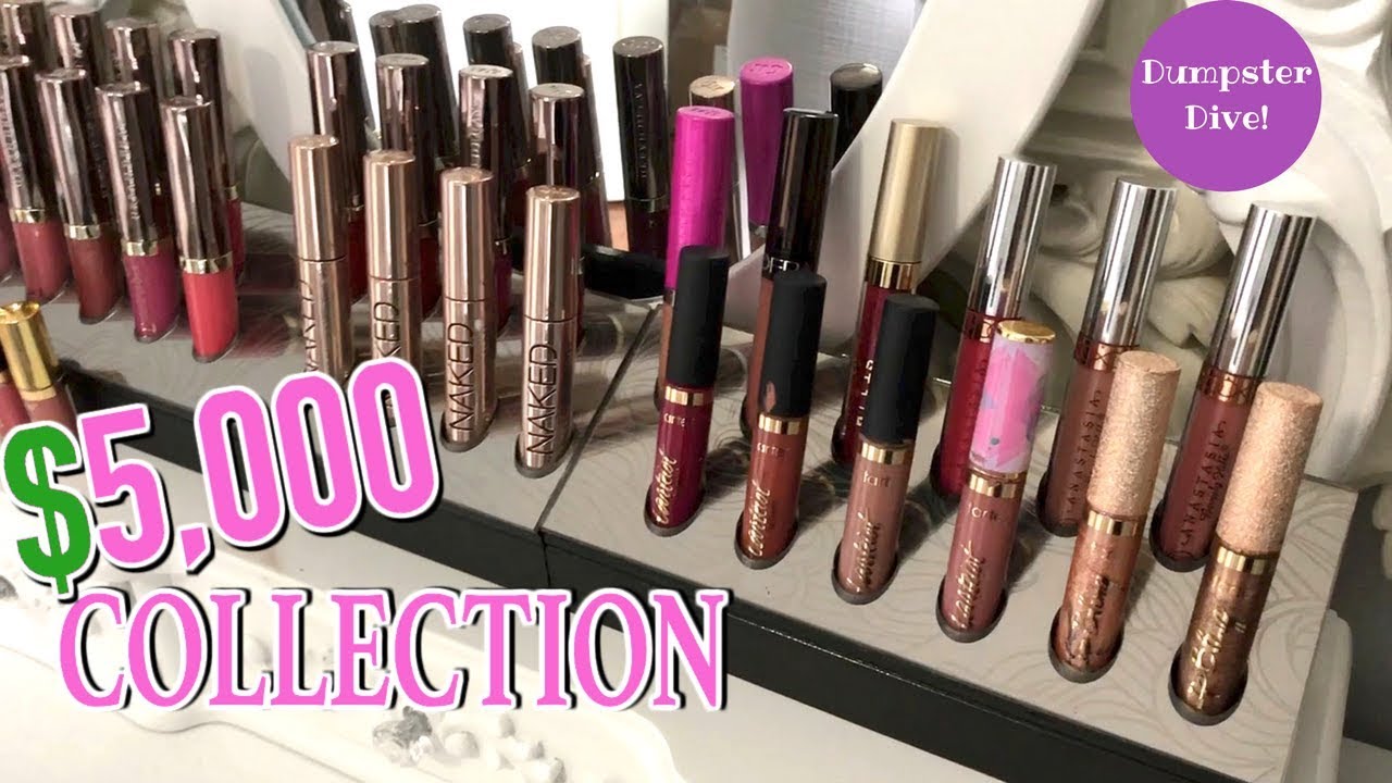 *INSANE Dumpster Diving Makeup Collection! - "4 Years Of Dumpster Diving Ulta" - YouTube