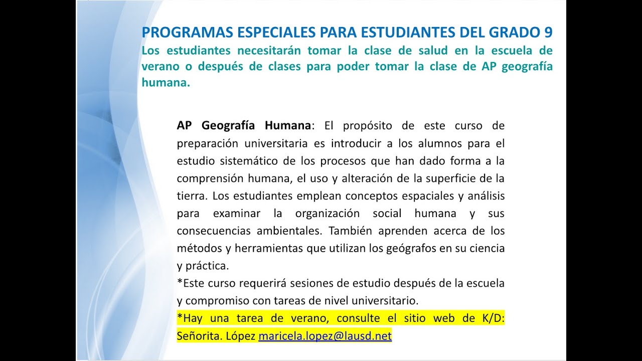 Geografía Humana Ap