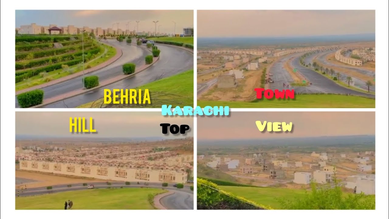 Behria town Karachi! Most beautiful view Hill Top must watch/# ...