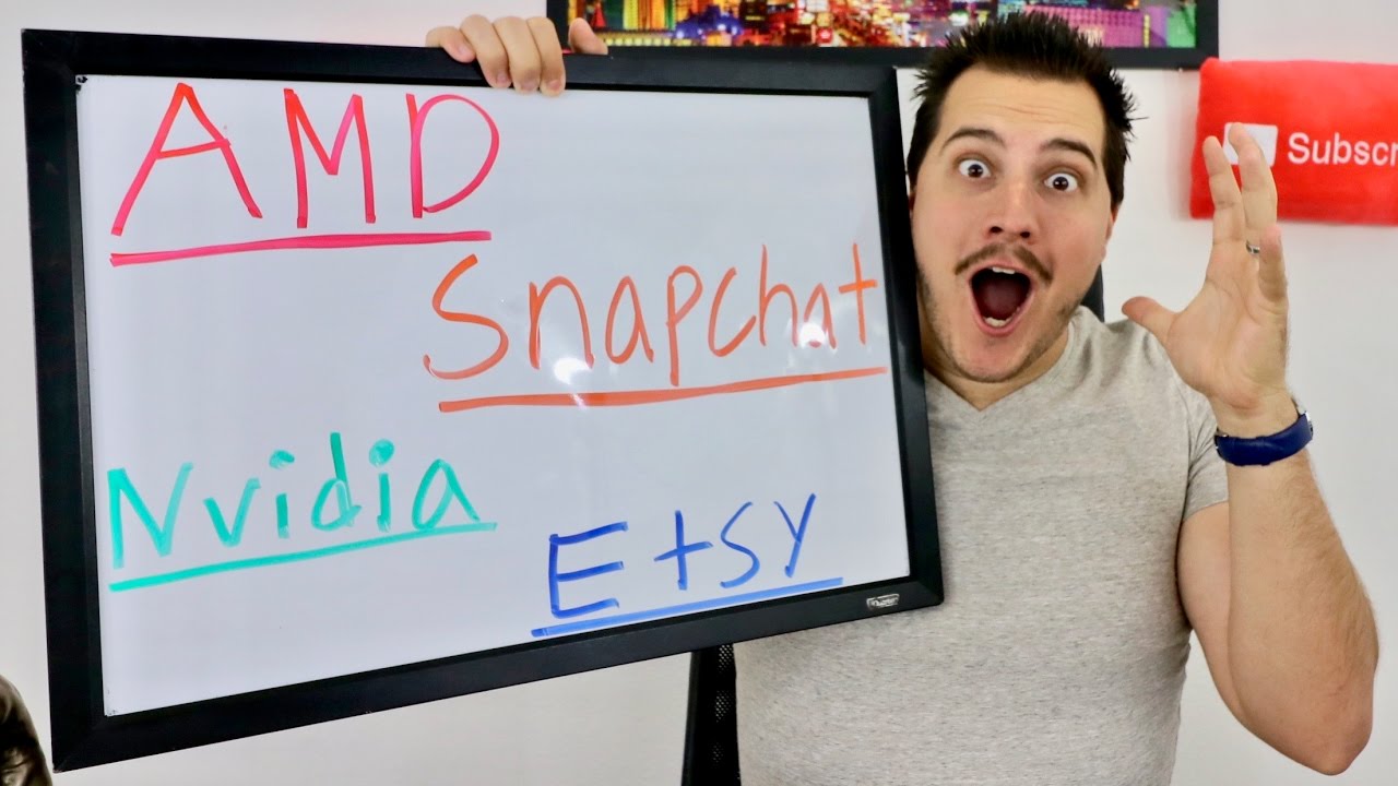 AMD, SNAPCHAT, NVIDIA, ETSY UP HUGE! - YouTube