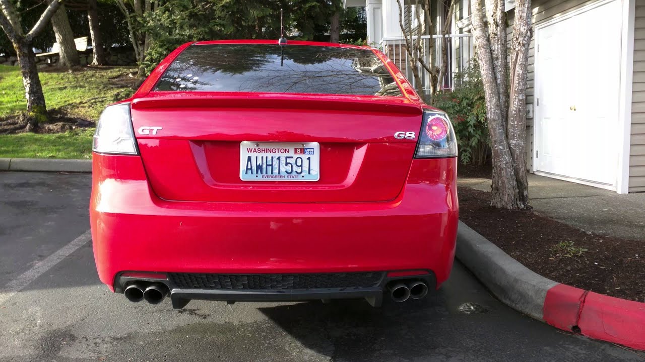 2009 Pontiac G8 GT (VE Commodore) with LS3 and Corsa exhaust. - YouTube