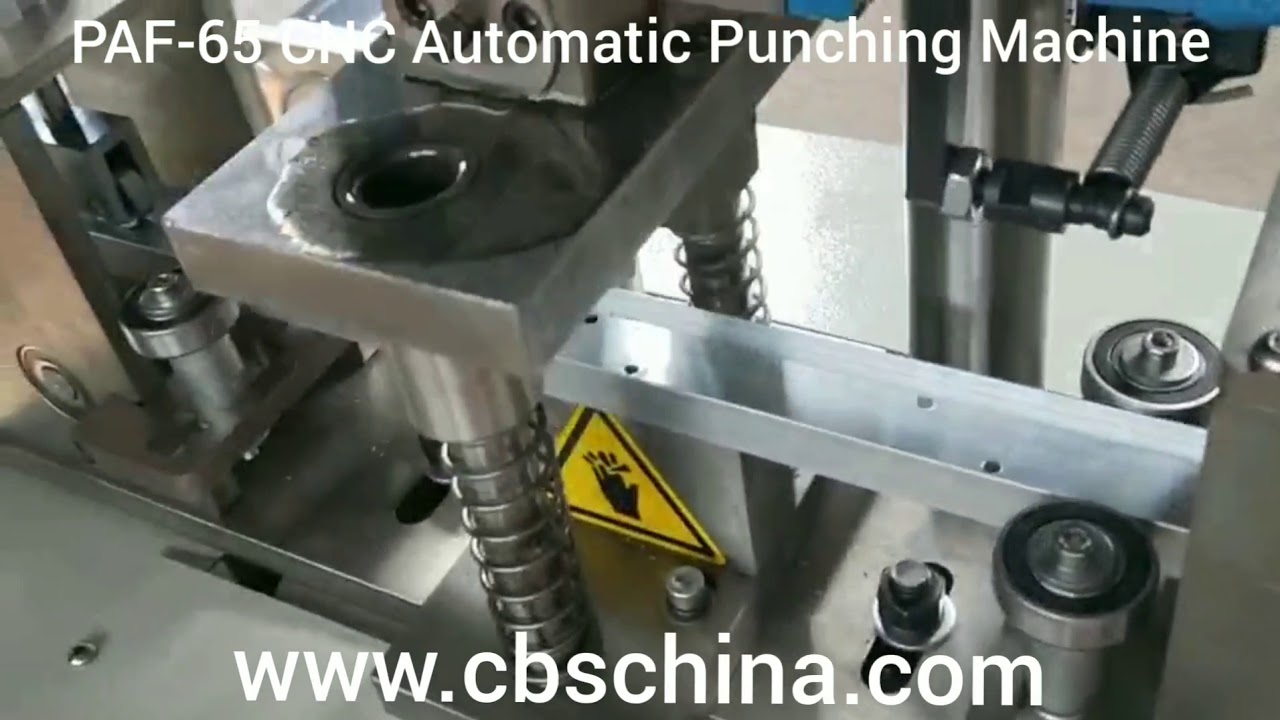Full Automatic Aluminium Profiles Punching Machine - YouTube