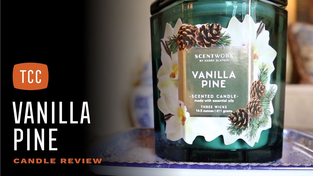 Vanilla Pine Candle Review - ScentWorx by Harry Slatkin - YouTube