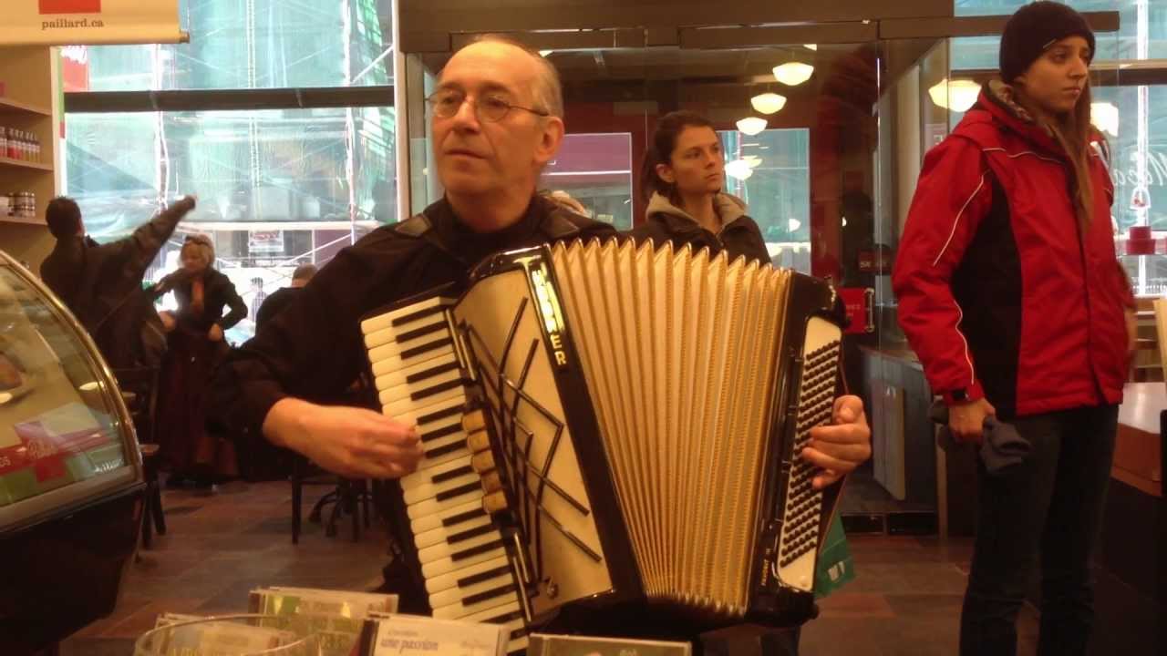Bob Fournier - Accordéon - La vie en rose - Chez Paillard - YouTube