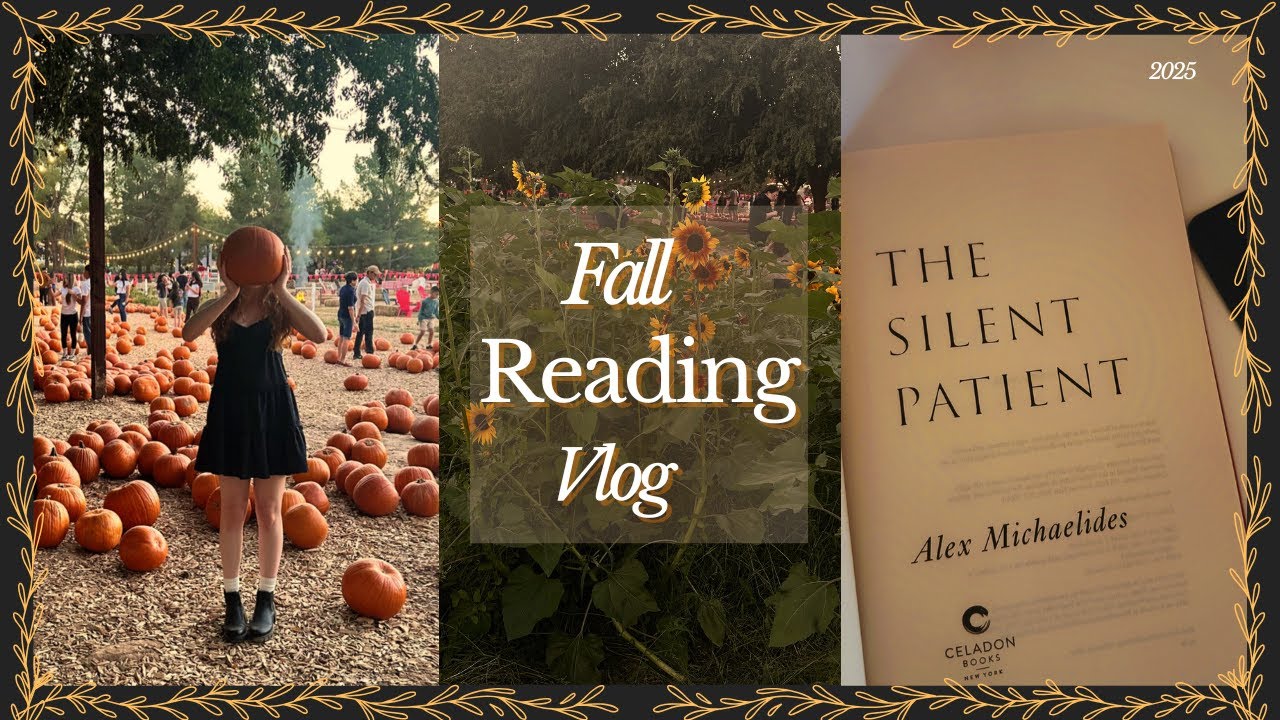 Fall Reading Vlog pumpkin patches, spooky books & Halloween pizza ...