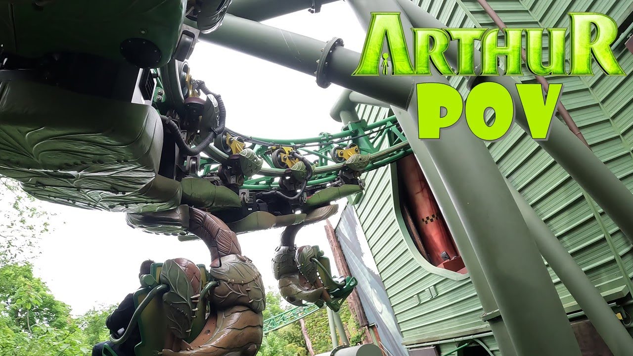 Arthur POV (2021), Europa Park Mack Inverted Powered Coaster/Dark Ride ...