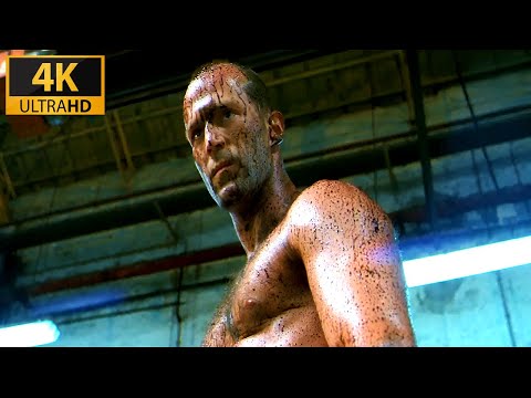 The Transporter (2002) Frank Martin Oil Fight Scene 4k