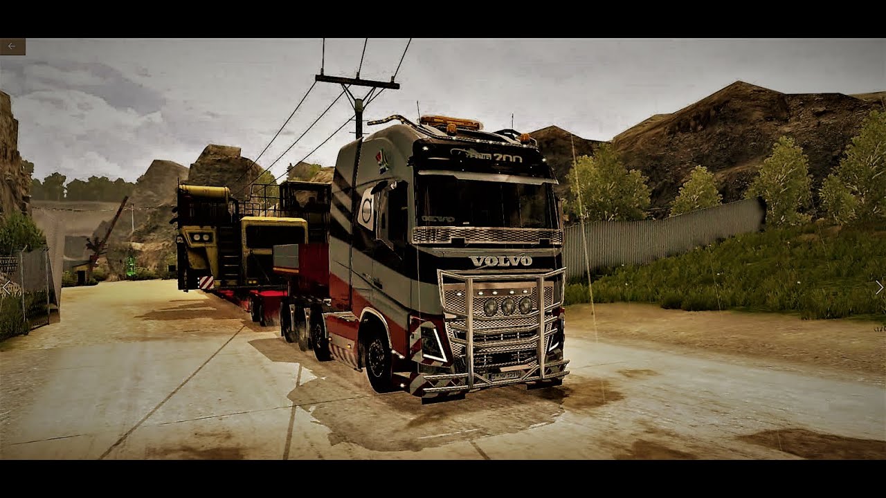 VOLVO TRUCK ETS2 ABNORMAL SPECIAL CARGO TRANSPORT - YouTube