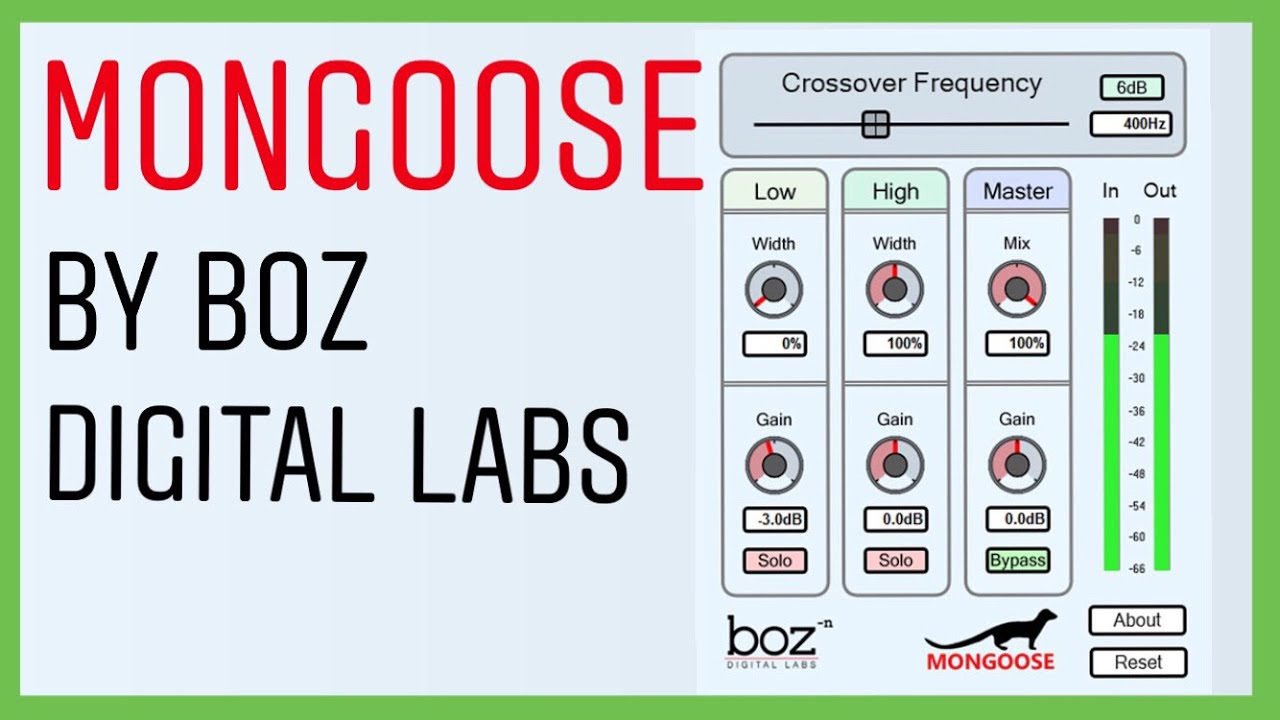 Mongoose by Boz Digital Labs (aax/au/vst plugin) - YouTube