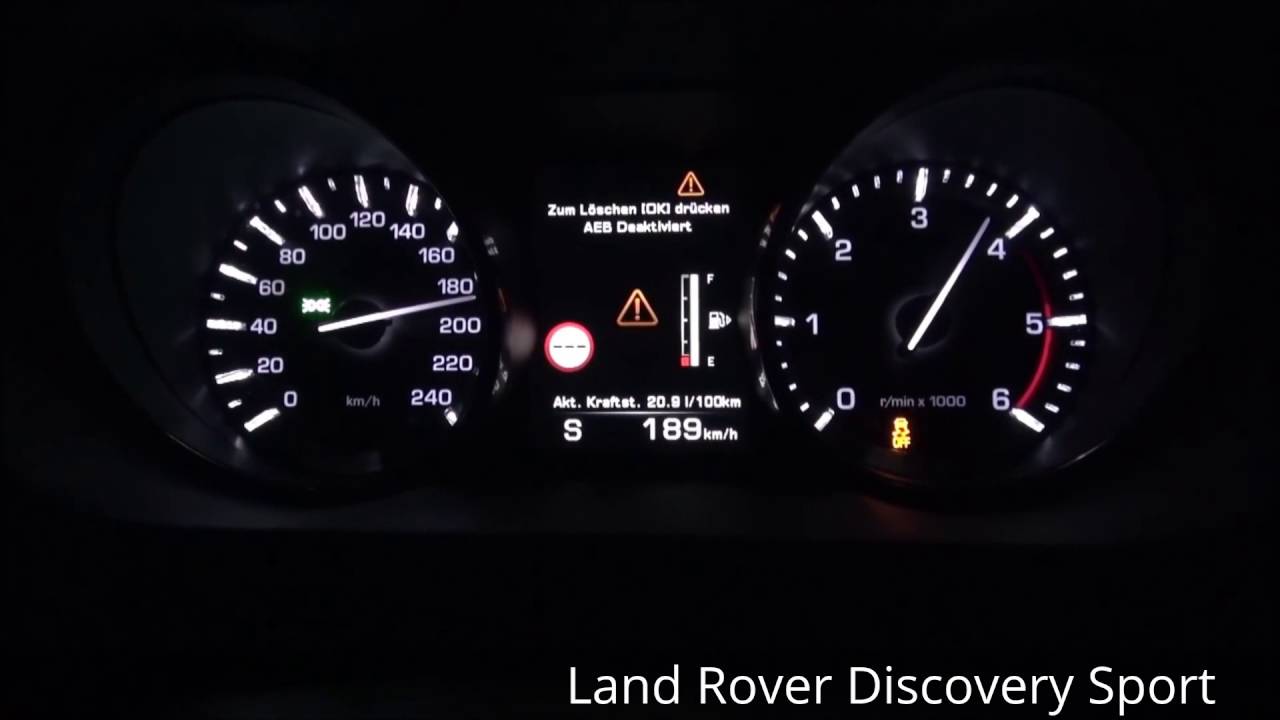 Land Rover Discovery Sport - Acceleration 0-200km/h - YouTube