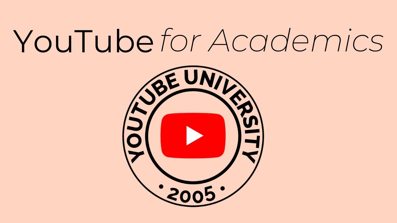 YouTube for Academics: New Online Course - YouTube