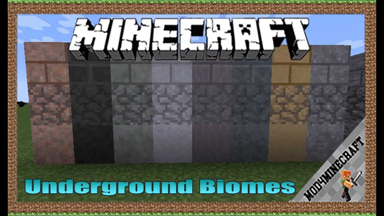 Underground Biomes Mod 1.14.4/1.12.2 & Tutorial Downloading And ...