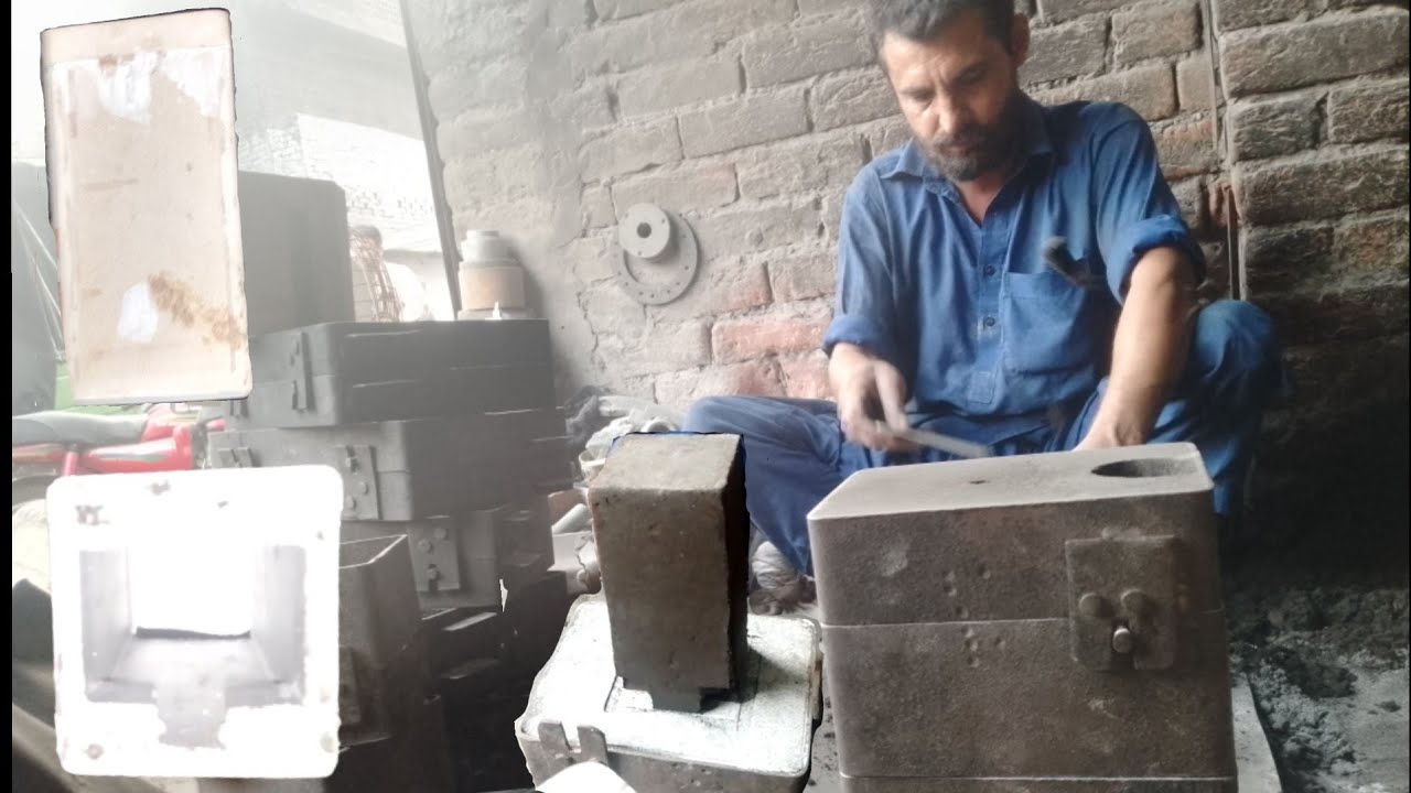 Aluminum Casting| Melting metal| Diy Making Process Of Thermocol|Sand ...