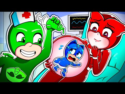 Pj Masks Animation Catboy & Owlette The Love Story  Pregnant Owlette  Poor Pj Masks Life